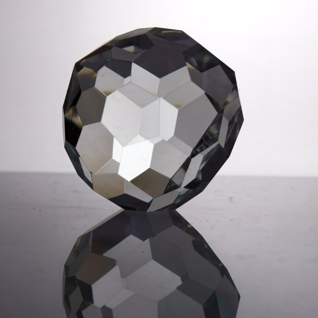 Tiffany & Co Geometric Crystal Paperweight (1990s) | Cut Crystal ...